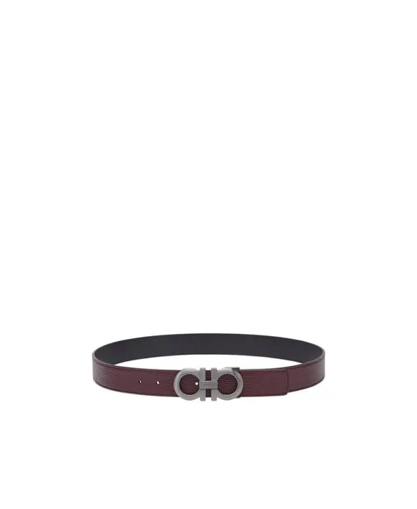 FERRAGAMO Gancini Belt - Black