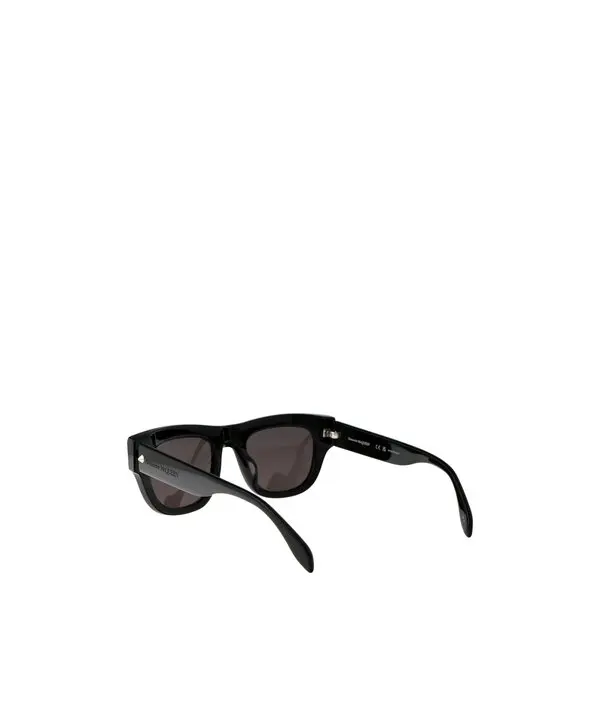 Alexander McQueen Square Frame Sunglasses - Black