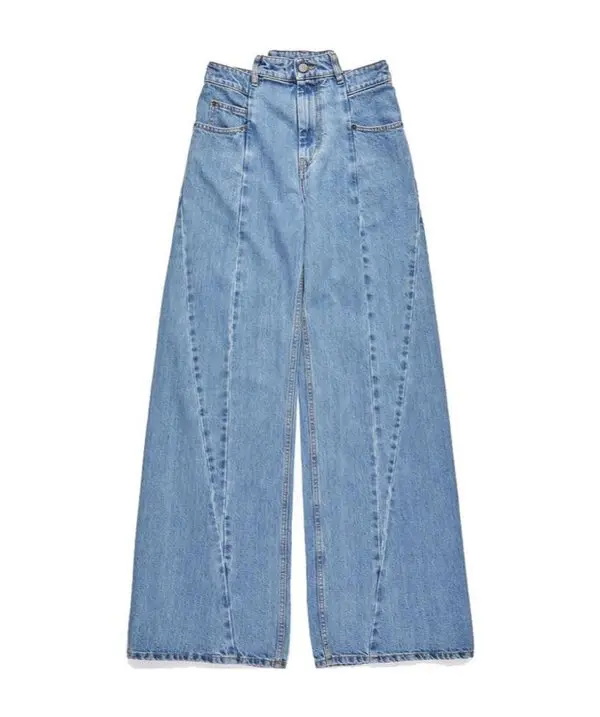 MAISON MARGIELA Décortiqué Flared Jeans - Blue