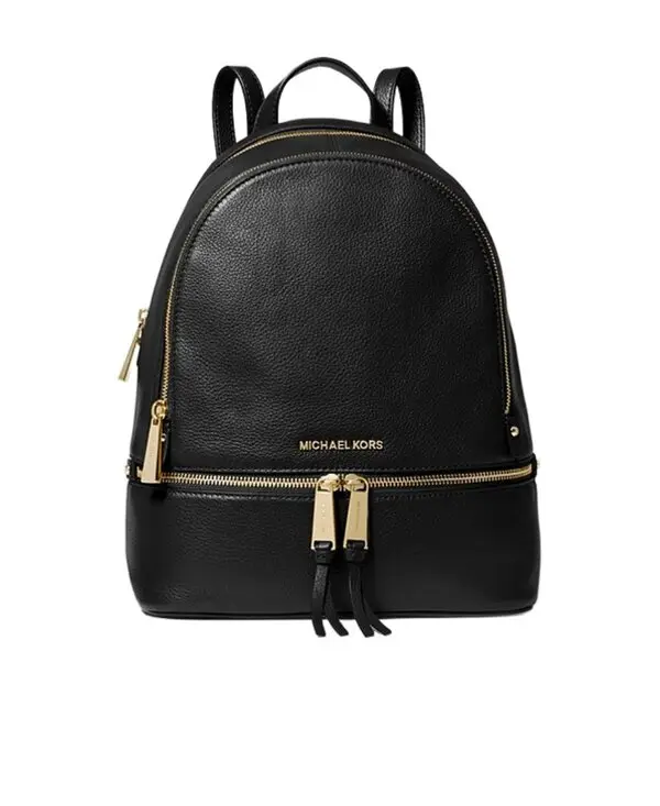 Michael Kors Rhea Zipped Medium Backpack - Black