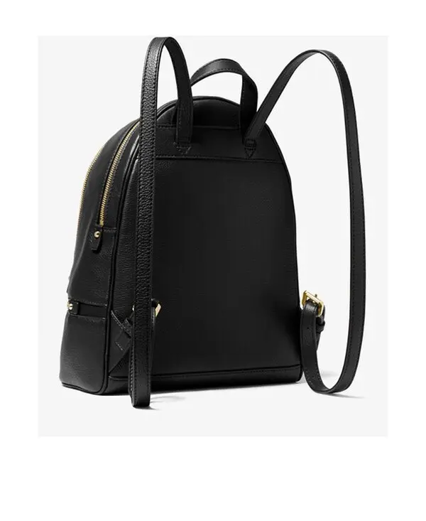 Michael Kors Rhea Zipped Medium Backpack - Black