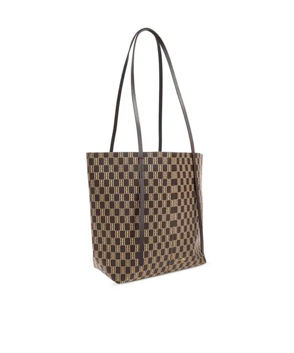 BY MALENE BIRGER Abi Monogram Tote Bag - Brown