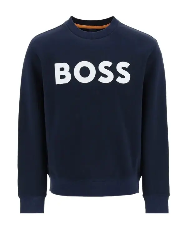 Hugo Boss Boss Logo Crewneck Sweatshirt - Black