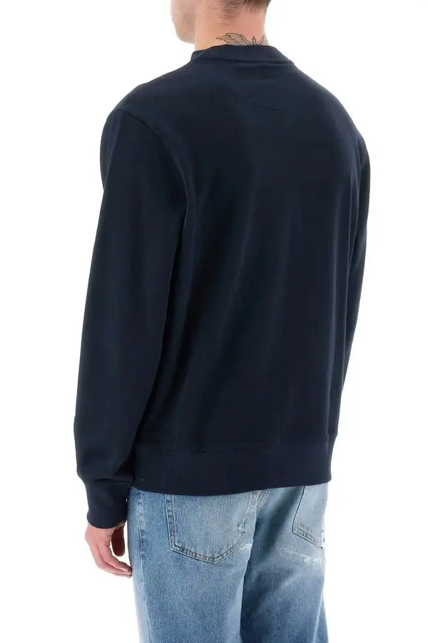 Hugo Boss Boss Logo Crewneck Sweatshirt - Black