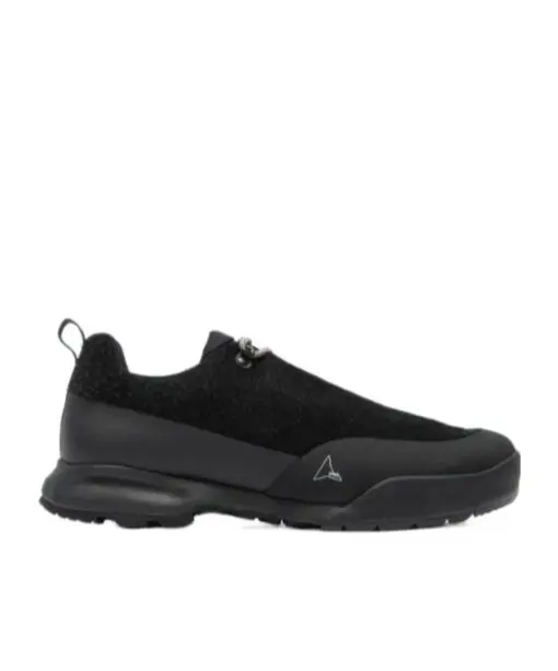 ROA Low-top Casual Shoes With Rear Ankle Strap - Black
