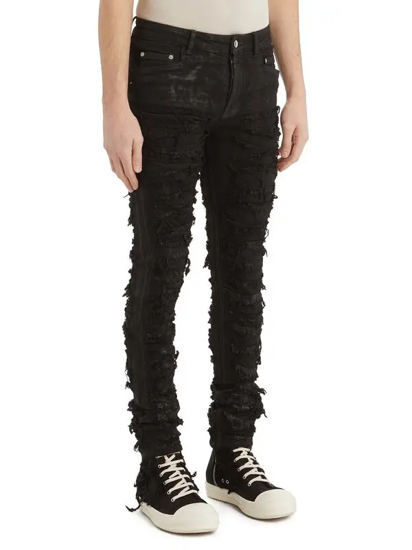 Rick Owens Tyrone Cut Jeans In Black | Editorialist
