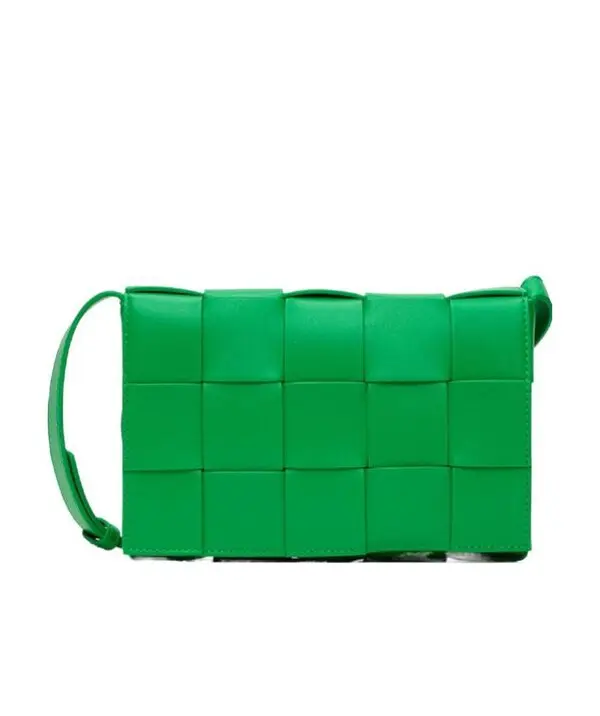 Bottega Veneta Medium Cassette Crossbody Bag - Parrot Green