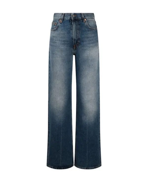 HAIKURE Belt Ring Denim Trousers