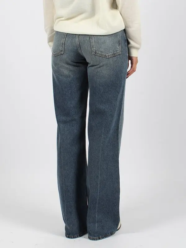 HAIKURE Belt Ring Denim Trousers