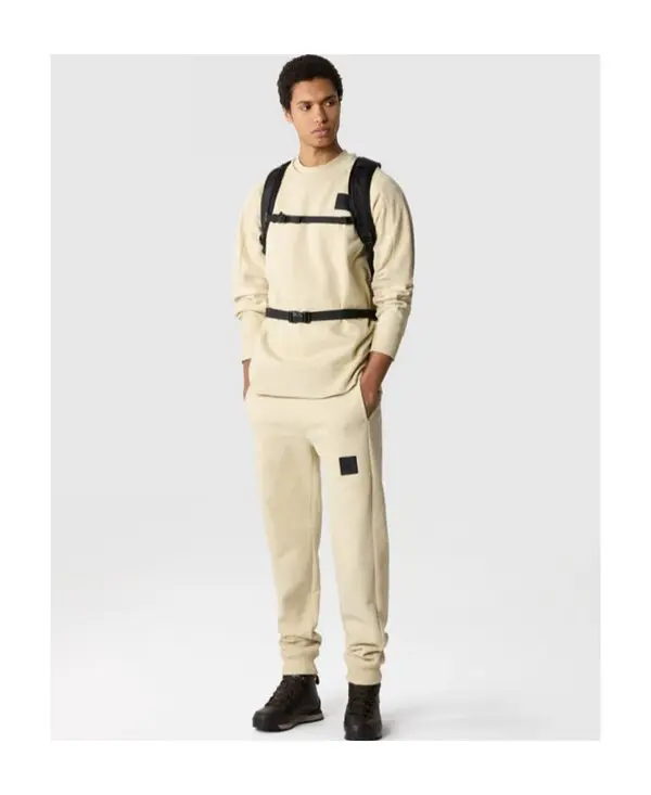 The North Face Logo Patch Crewneck Sweatshirt - Nude