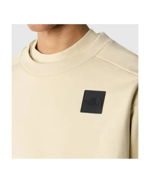 The North Face Logo Patch Crewneck Sweatshirt - Nude