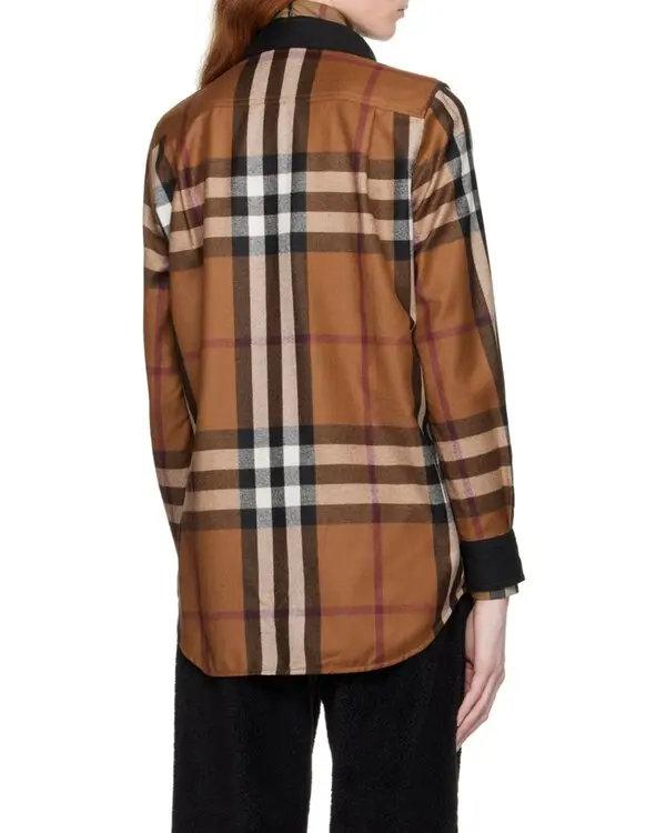Burberry Checked Buttoned Shirt