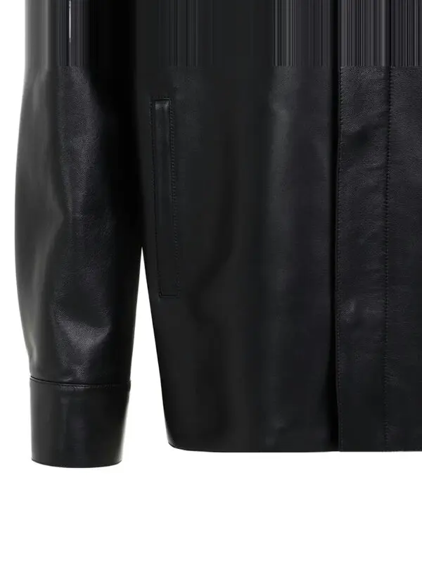 Loewe Long-sleeved Leather Shirt