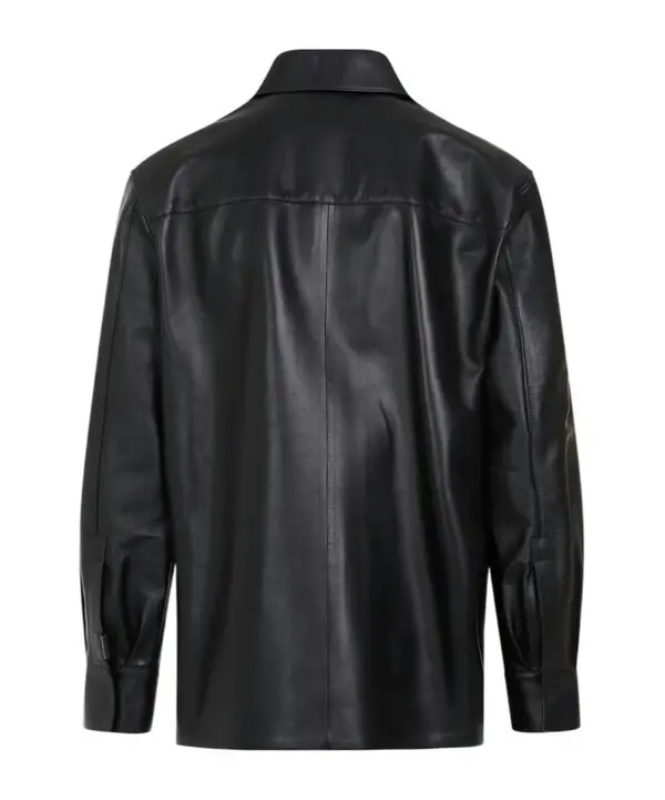 Loewe Long-sleeved Leather Shirt