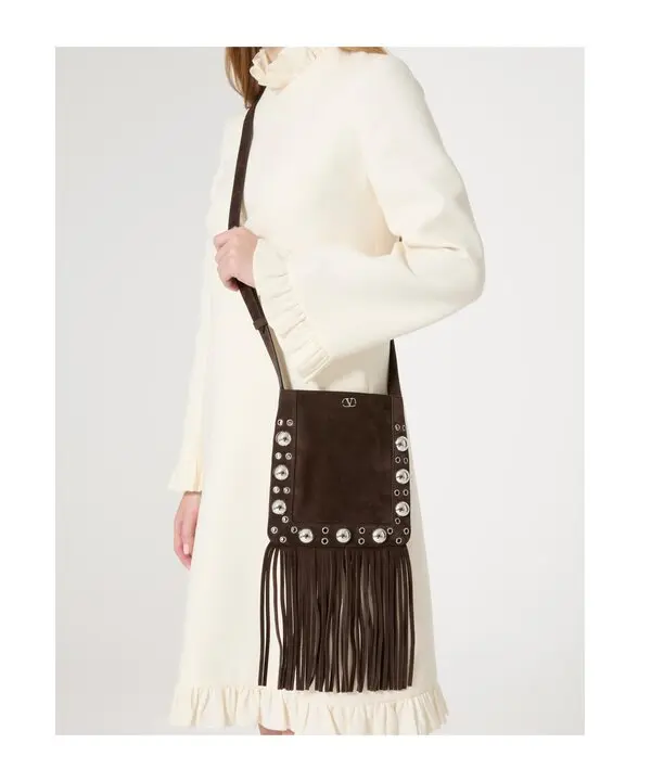 Valentino Garavani Nellcôte Fringed Small Crossbody Bag - Multicolor