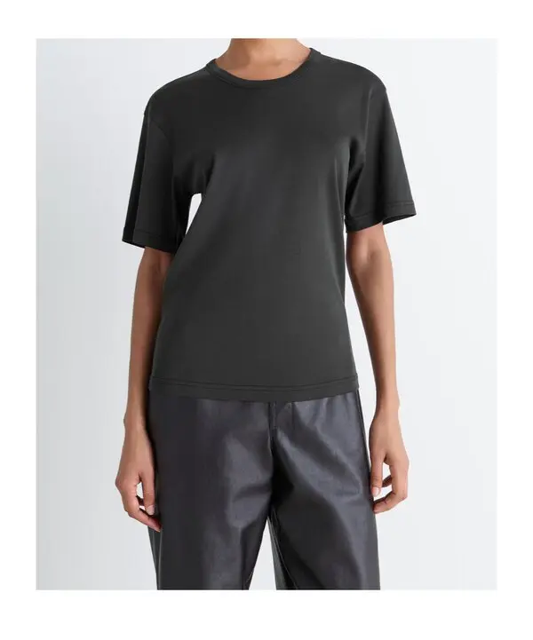LEMAIRE Ribbed T-shirt With Short Sleeves