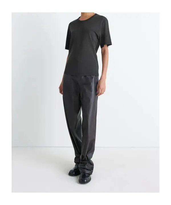 LEMAIRE Ribbed T-shirt With Short Sleeves