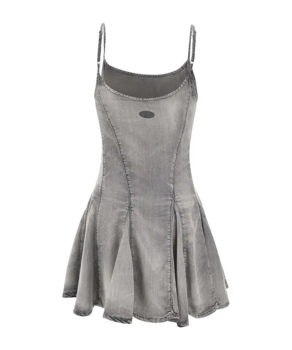 DIESEL® Denim Mini Dress - Grey