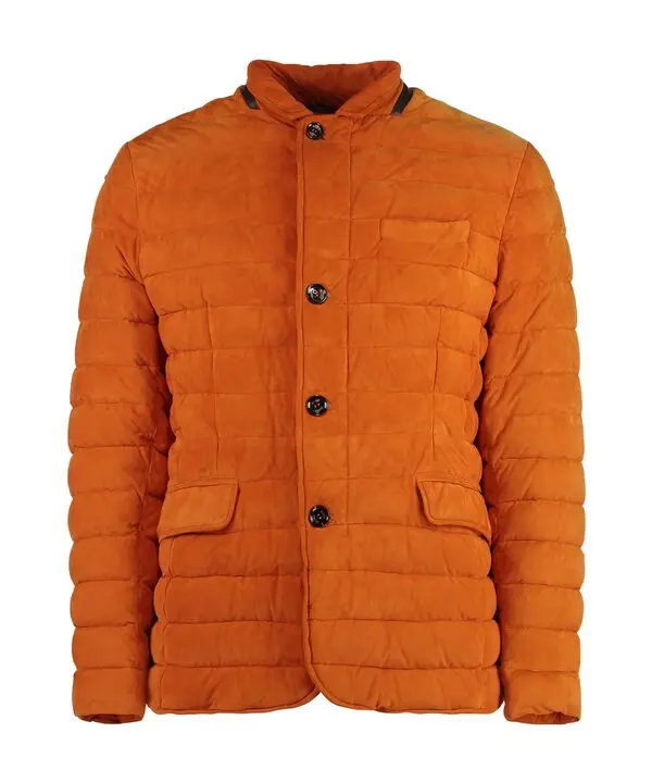 MOORER Zavyer-urg Quilted Jacket - Orange