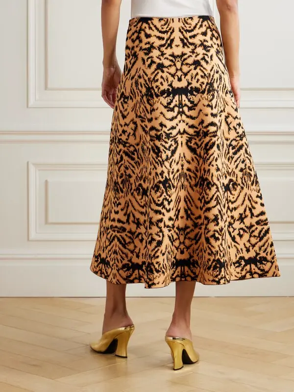 Ulla Johnson Lani Jacquard-knit Midi Skirt
