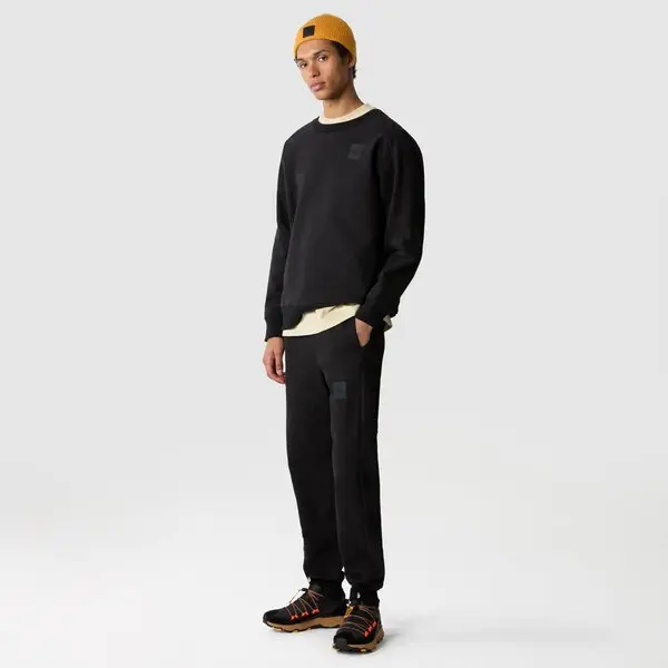 The North Face Logo Patch Crewneck Sweatshirt - Black