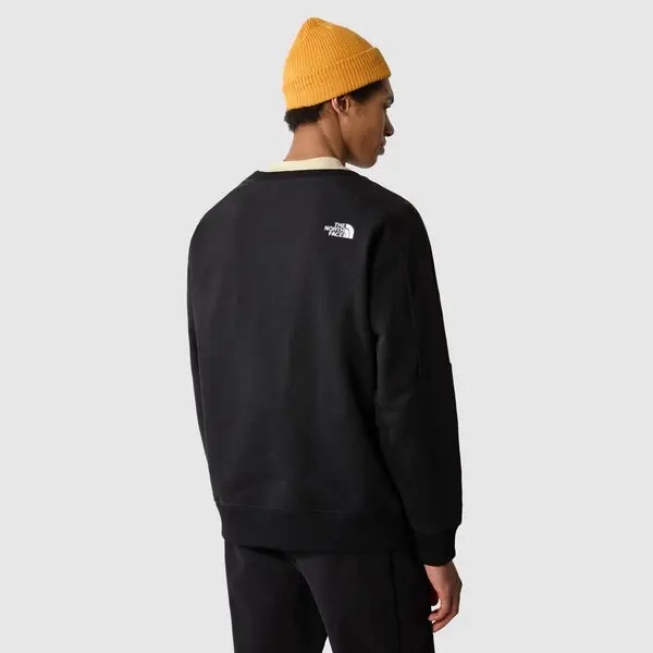 The North Face Logo Patch Crewneck Sweatshirt - Black