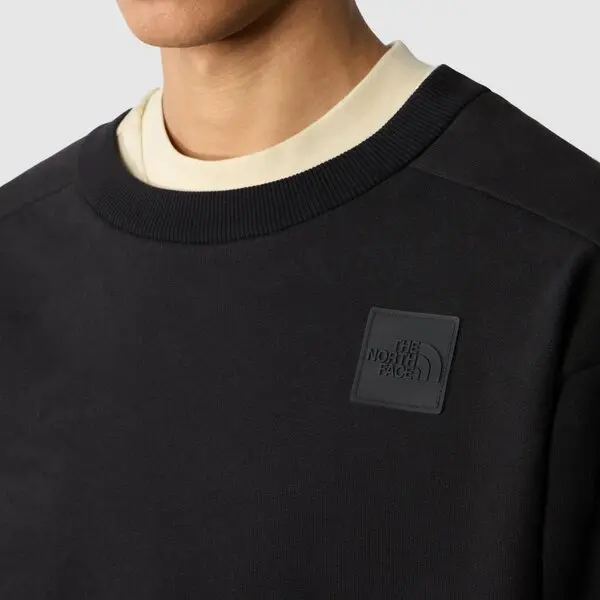 The North Face Logo Patch Crewneck Sweatshirt - Black