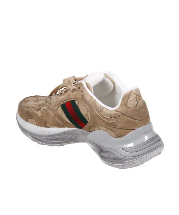 Gucci 2.0 Lace-up Trainers - Brown