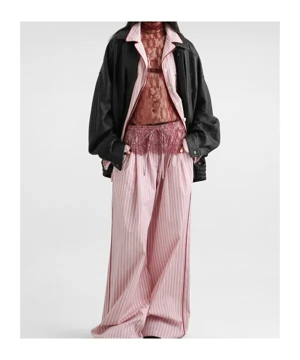 Dolce & Gabbana Single-breasted Oversized Leather Jacket