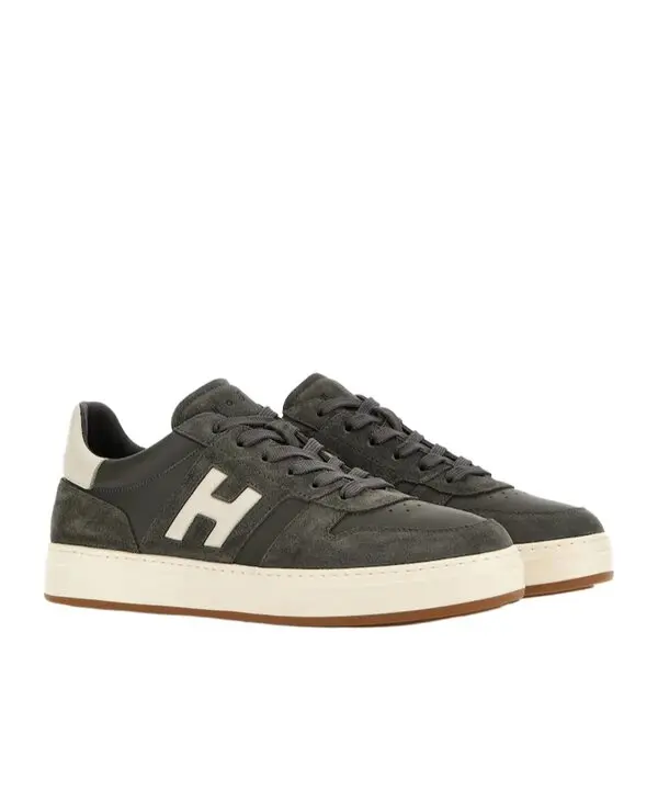 Hogan Low Top Lace-up Sneakers - Grey