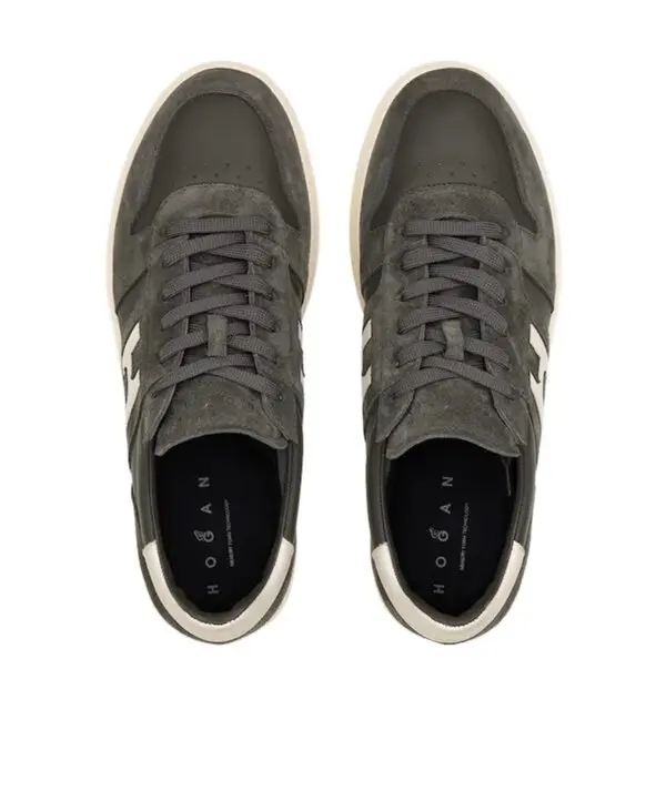 Hogan Low Top Lace-up Sneakers - Grey