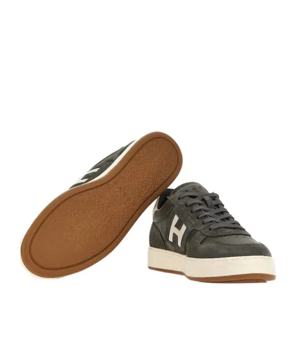 Hogan Low Top Lace-up Sneakers - Grey