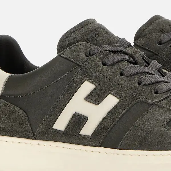 Hogan Low Top Lace-up Sneakers - Grey