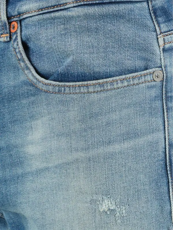 Hugo Boss Distressed Logo Jeans
