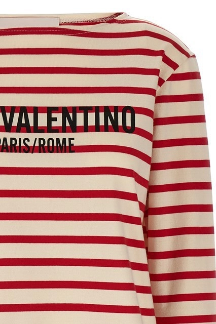 Valentino Garavani Striped Long Sleeve Top