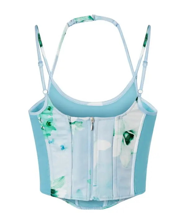 Pinko Floral Print Corset