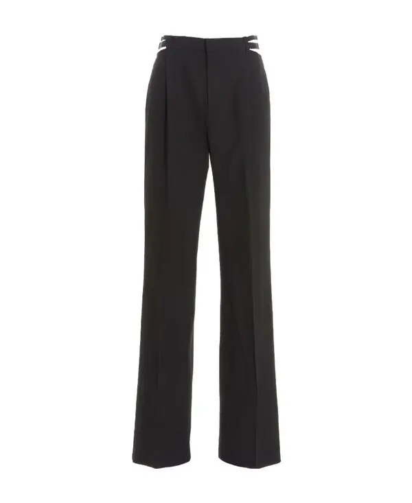 DION LEE Lingerie Wool Tailored Pants