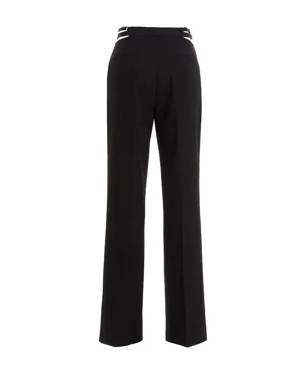 DION LEE Lingerie Wool Tailored Pants
