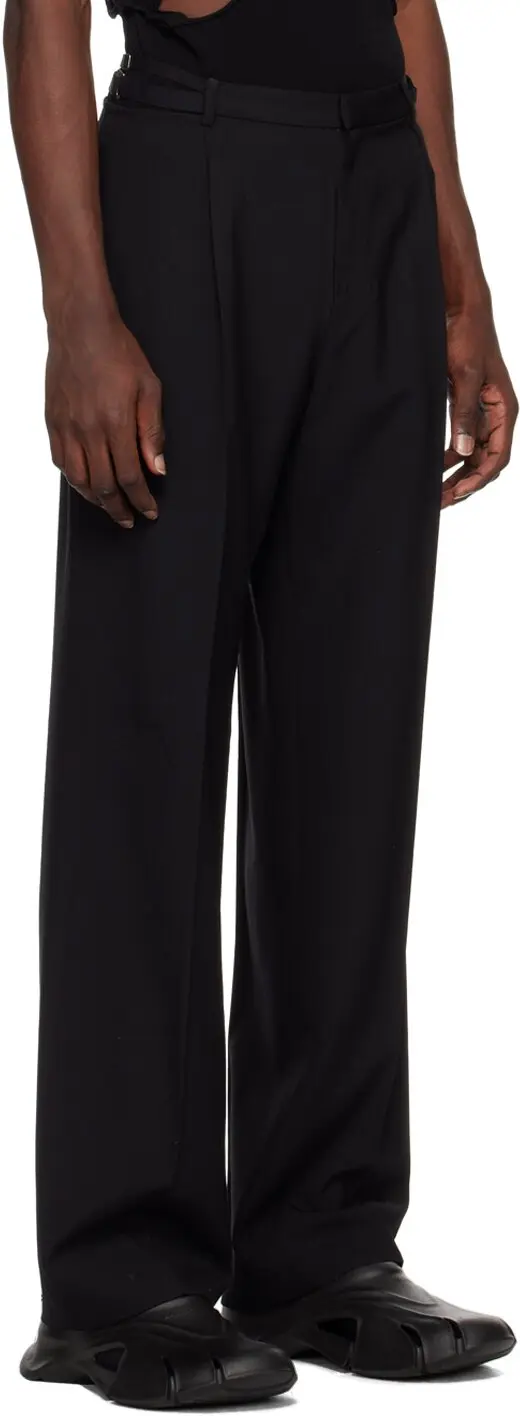 DION LEE Lingerie Wool Tailored Pants