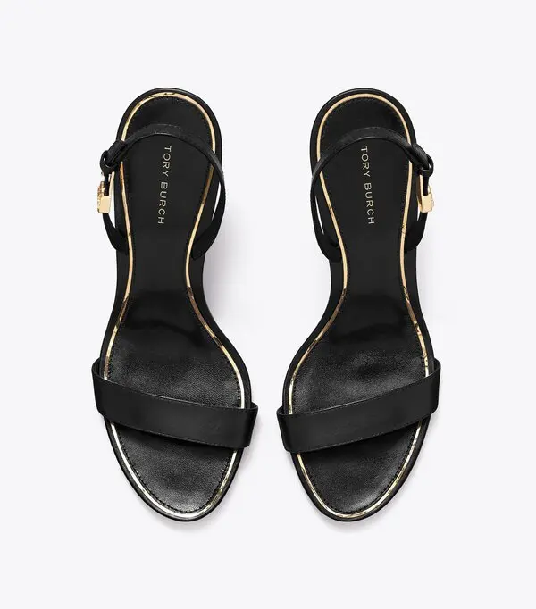 Tory Burch 85mm Double T Buckle Sandals
