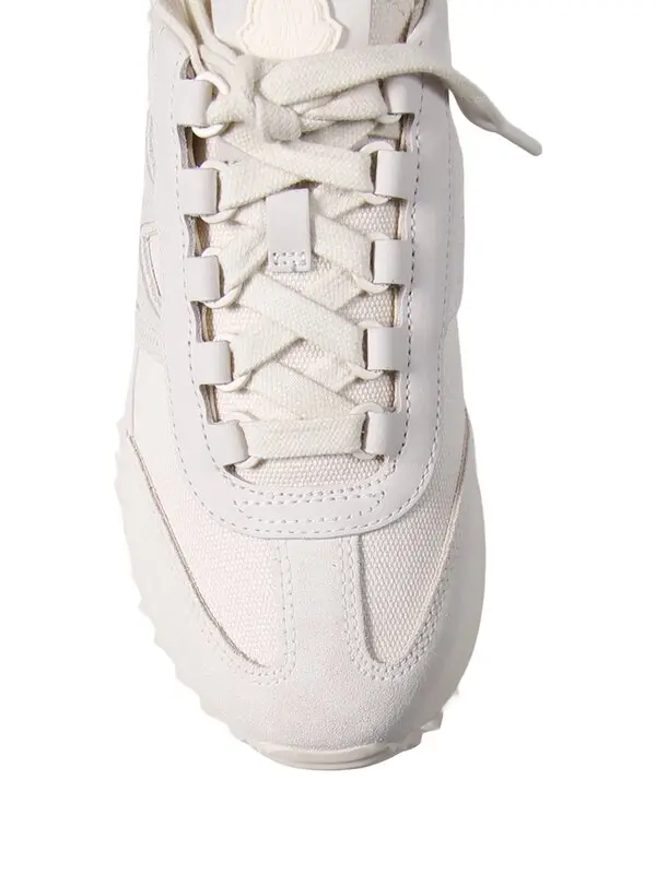 Moncler Round Toe Lace-up Sneakers - Beige