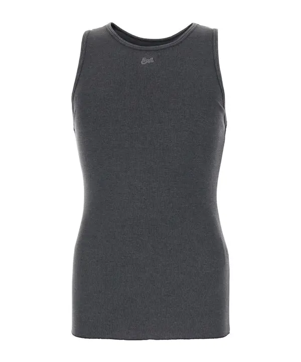 ERL Faded Black Knit Tank Top - Fadedblack