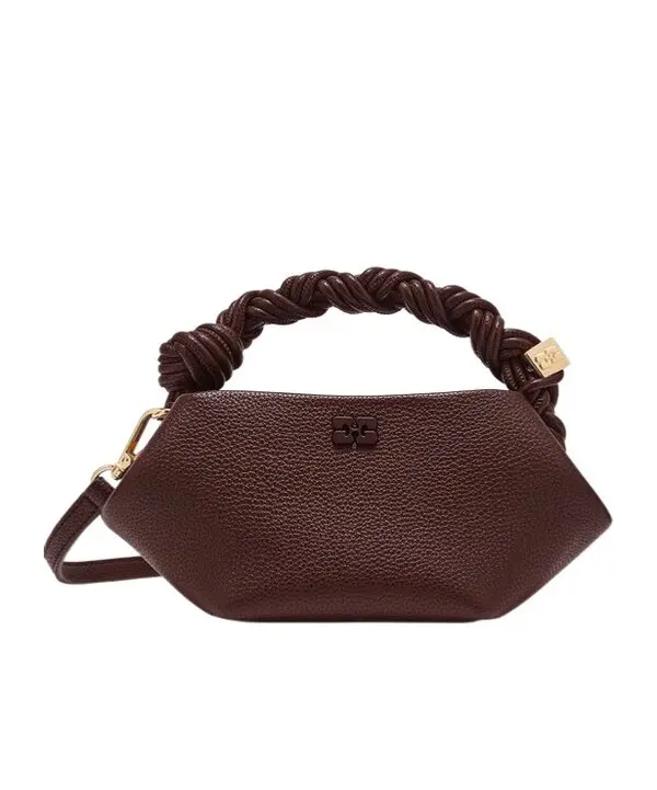 GANNI Butterfly Logo Bou Bag - Red