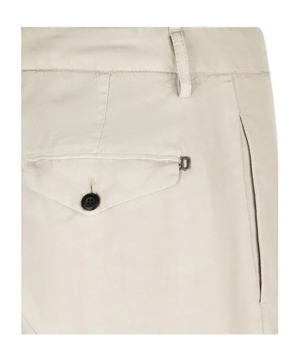 DONDUP Wide Leg Chinos - White