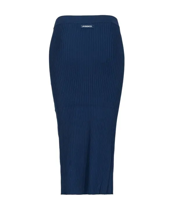 Pinko Hook Detailed Midi Skirt