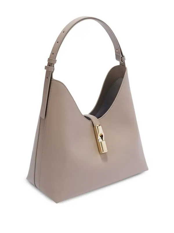 Furla M Goccia Shoulder Bag - Nude