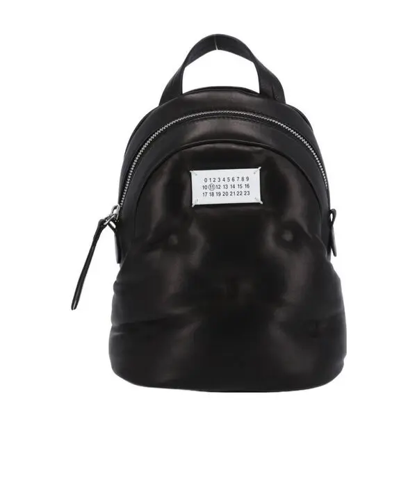 MAISON MARGIELA Glam Slam Zipped Backpack - Black