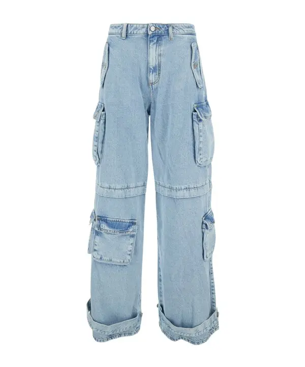 ICON DENIM LOS ANGELES Rosalia Wide-leg Cargo Jeans