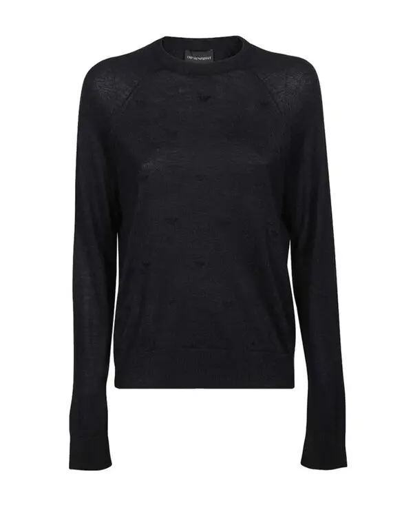 Emporio Armani Logo Embroidered Pullover