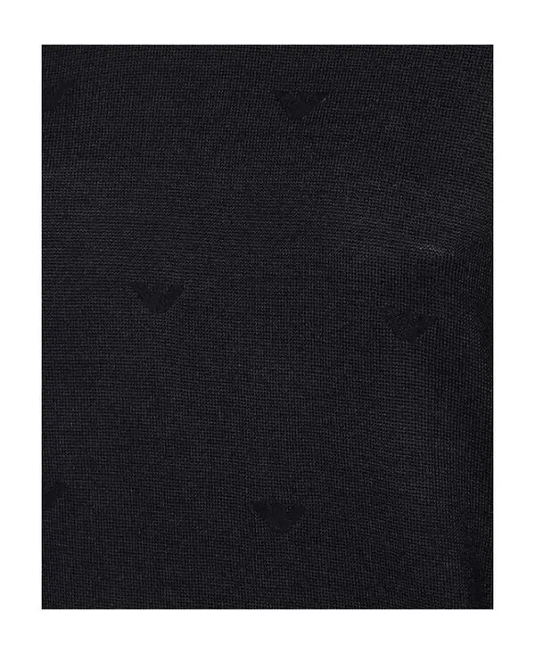 Emporio Armani Logo Embroidered Pullover